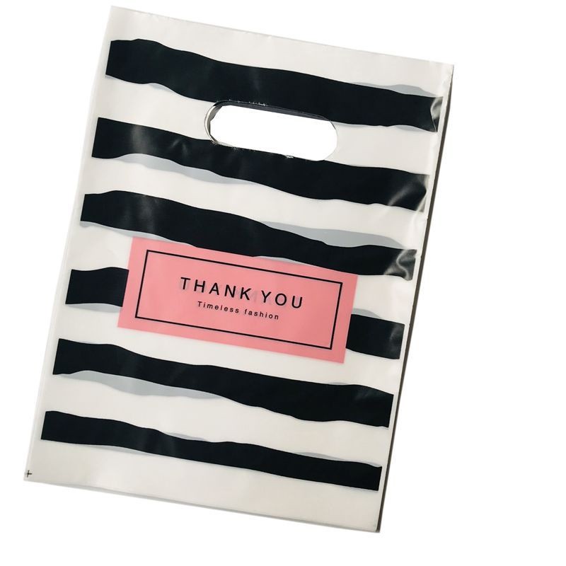 stripe thank you plastic bag new | Shopee Philippines