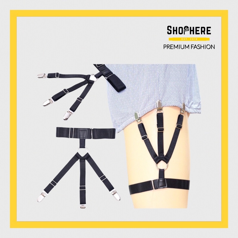 Shirt Suspender | Shirt Stay Tucked Made of Spandex Nylon Polyester ...