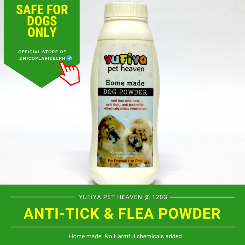 Yufiya Powder for Dogs with Ticks, Fleas, Itch, Mange and Mites ...