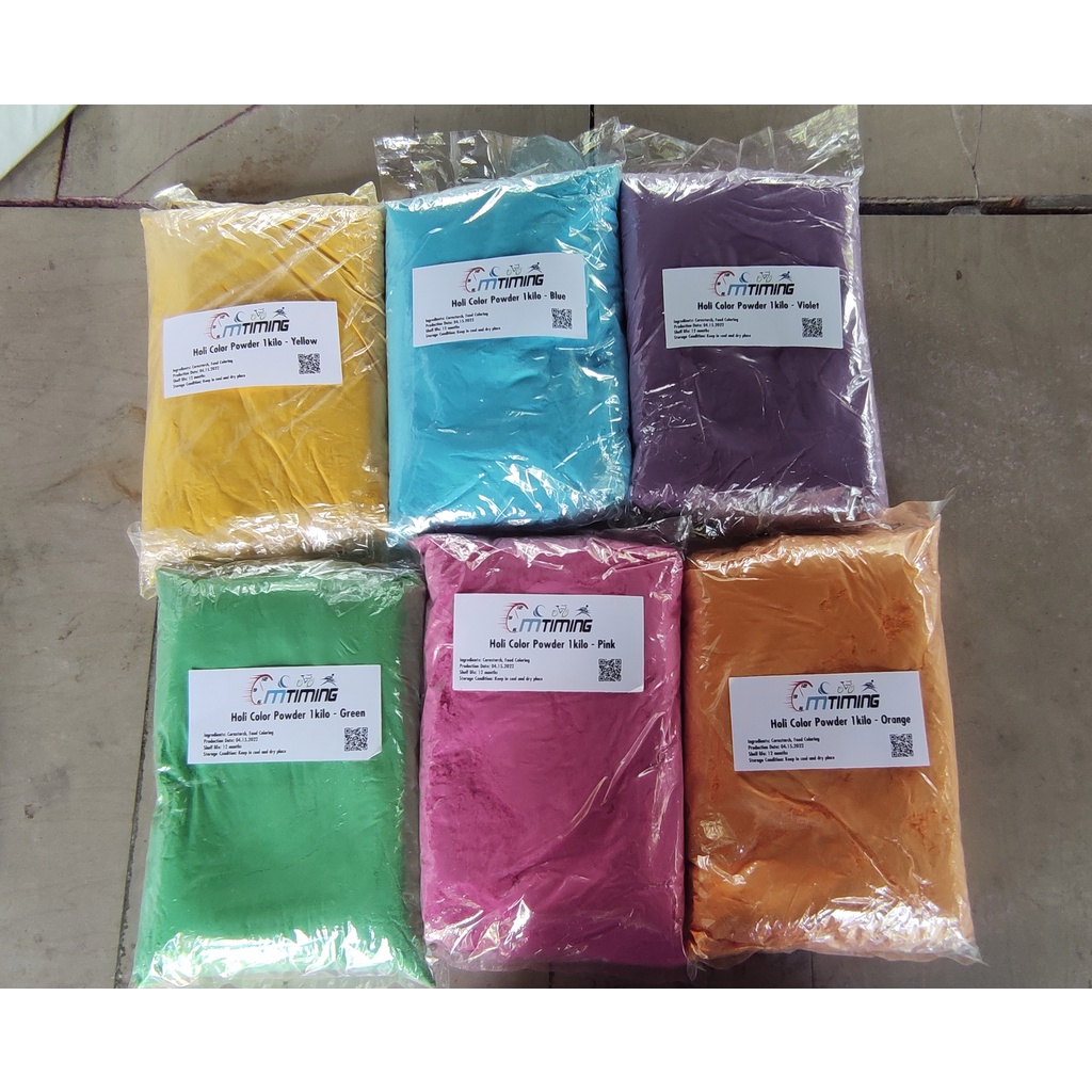 Color Powder 1 kilo (Holi Powder) | Shopee Philippines