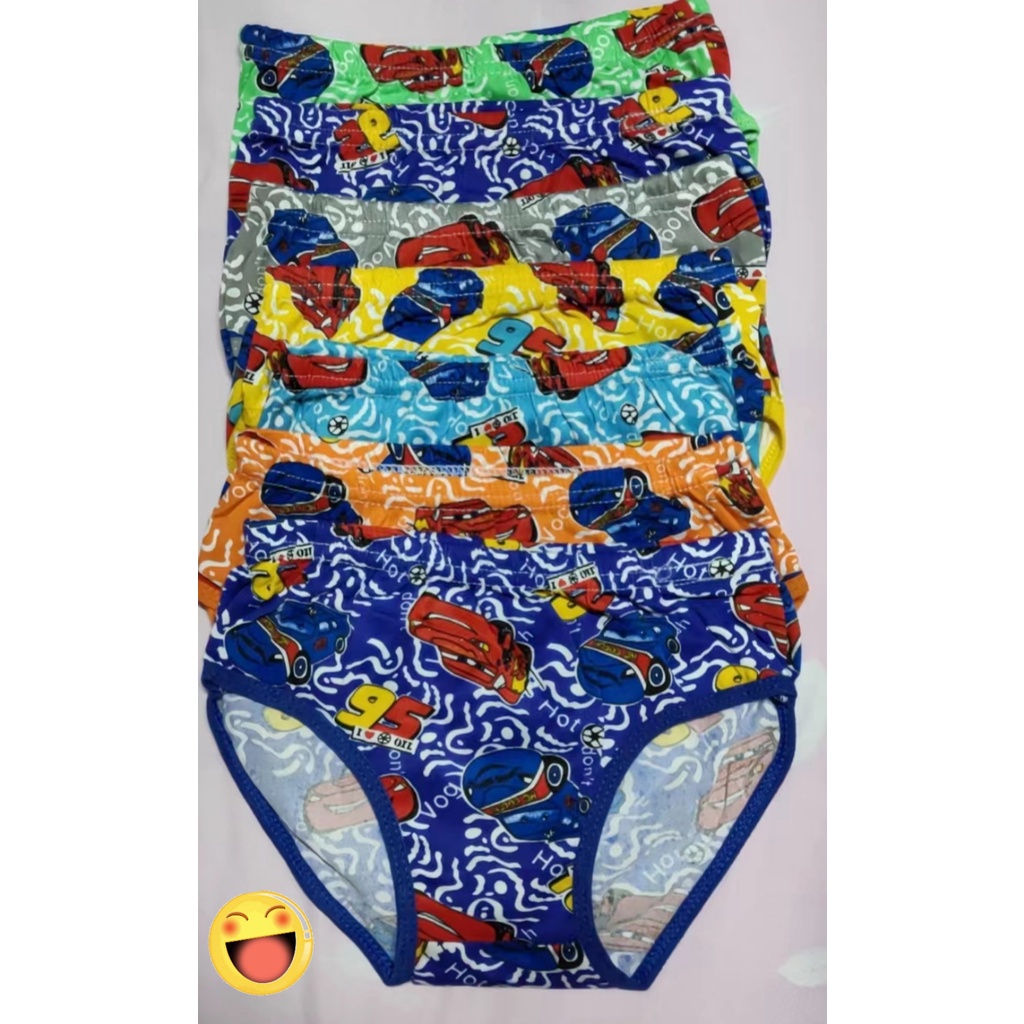 COD 12 pcs Kids brief Charactered Underwear for 4-5 yrs old cute ...