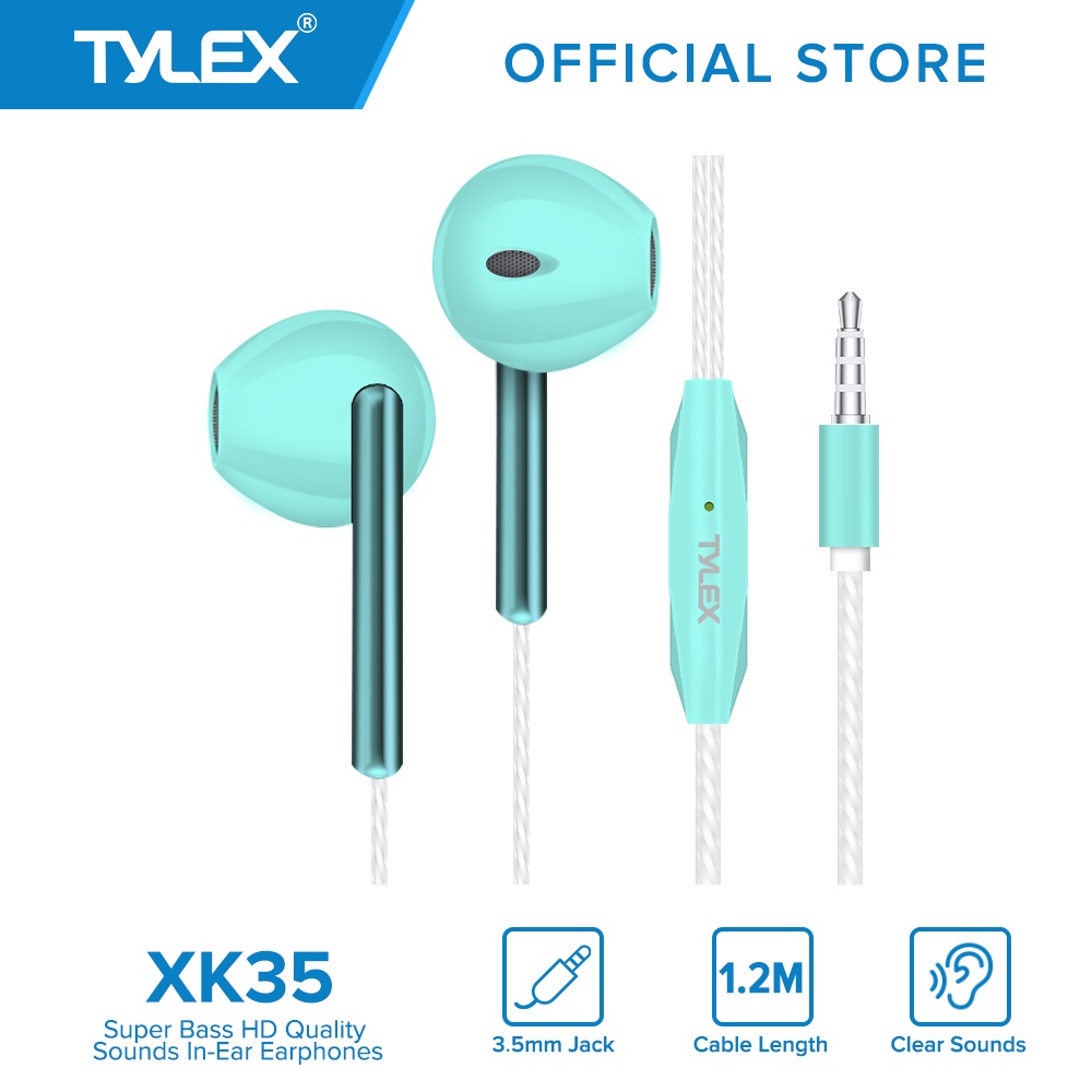Tylex XK35 Super Bass HD Quality Sounds In-Ear Earphones with Built-in ...
