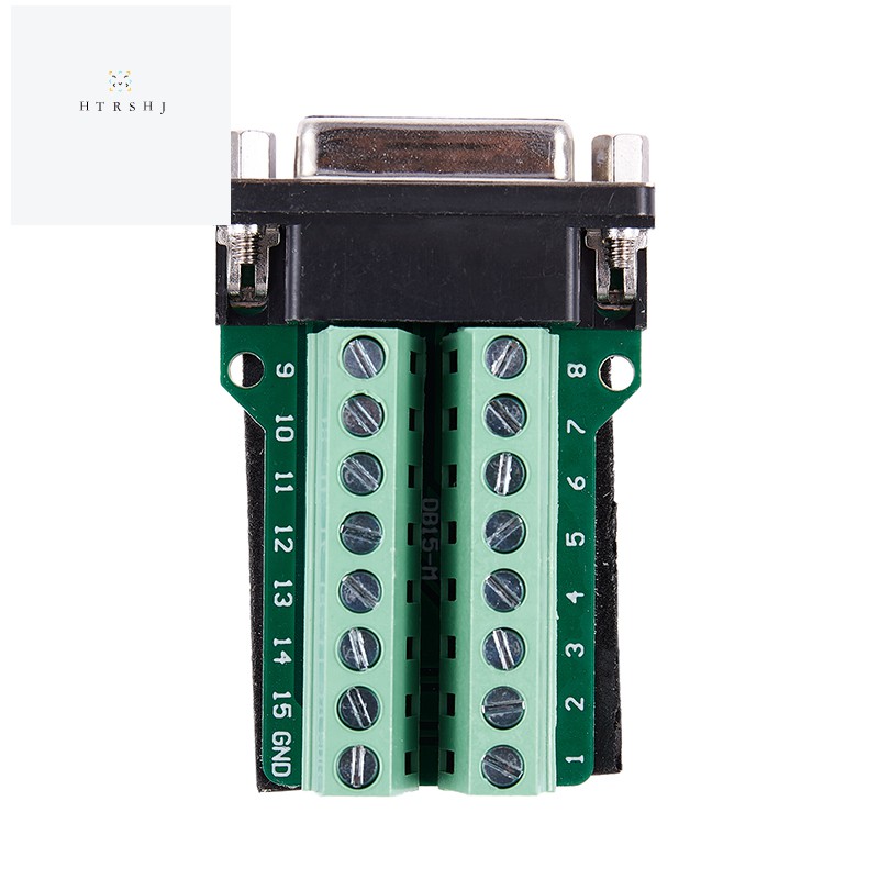 Db15 d-sub vga 15pin female adapter jack terminal breakout pcb board | BeeCost