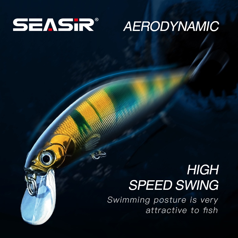 SeaSir Minnow baubles Fishing lure 5g 7g 10g 15g Meteor Long Throw Bait ...