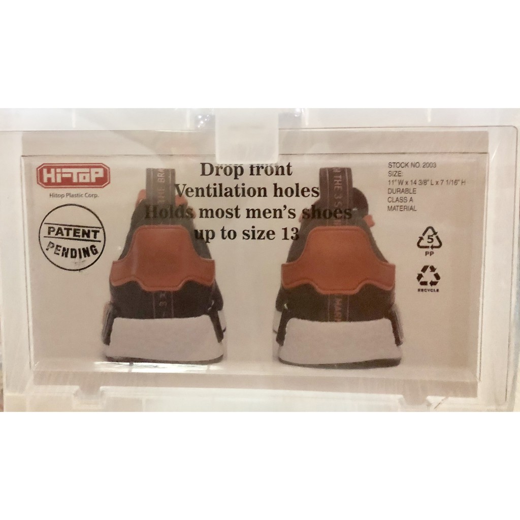 Hi-Top Drop Front Shoe Boxes | Shopee Philippines