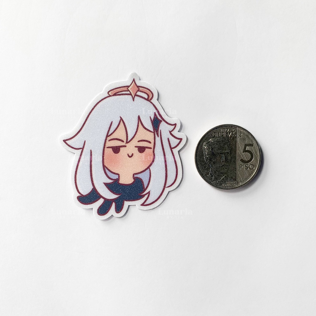Genshin Impact - Paimon Expressions Sticker Flakes - Lunaria By Lia ...