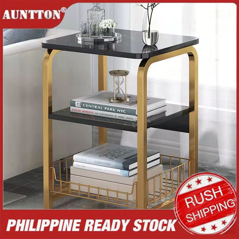 COD 3-Tier Coffee table Veneer Table Bedside Cabinet Nordic style ...