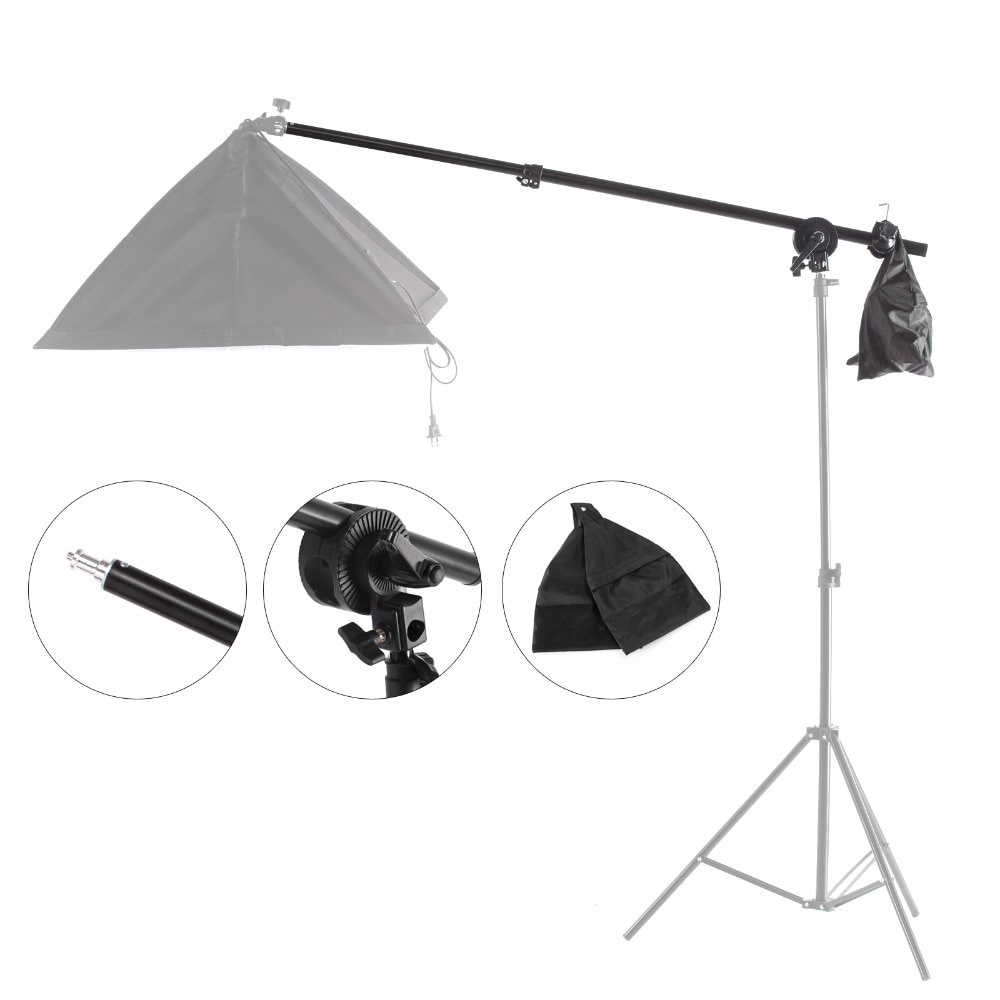 Light Telescopic Boom Arm with Weight Sandbag For Camera Photography ...