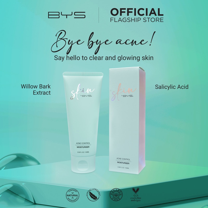 BYS Skin Acne Control Moisturizer 100ML | Shopee Philippines