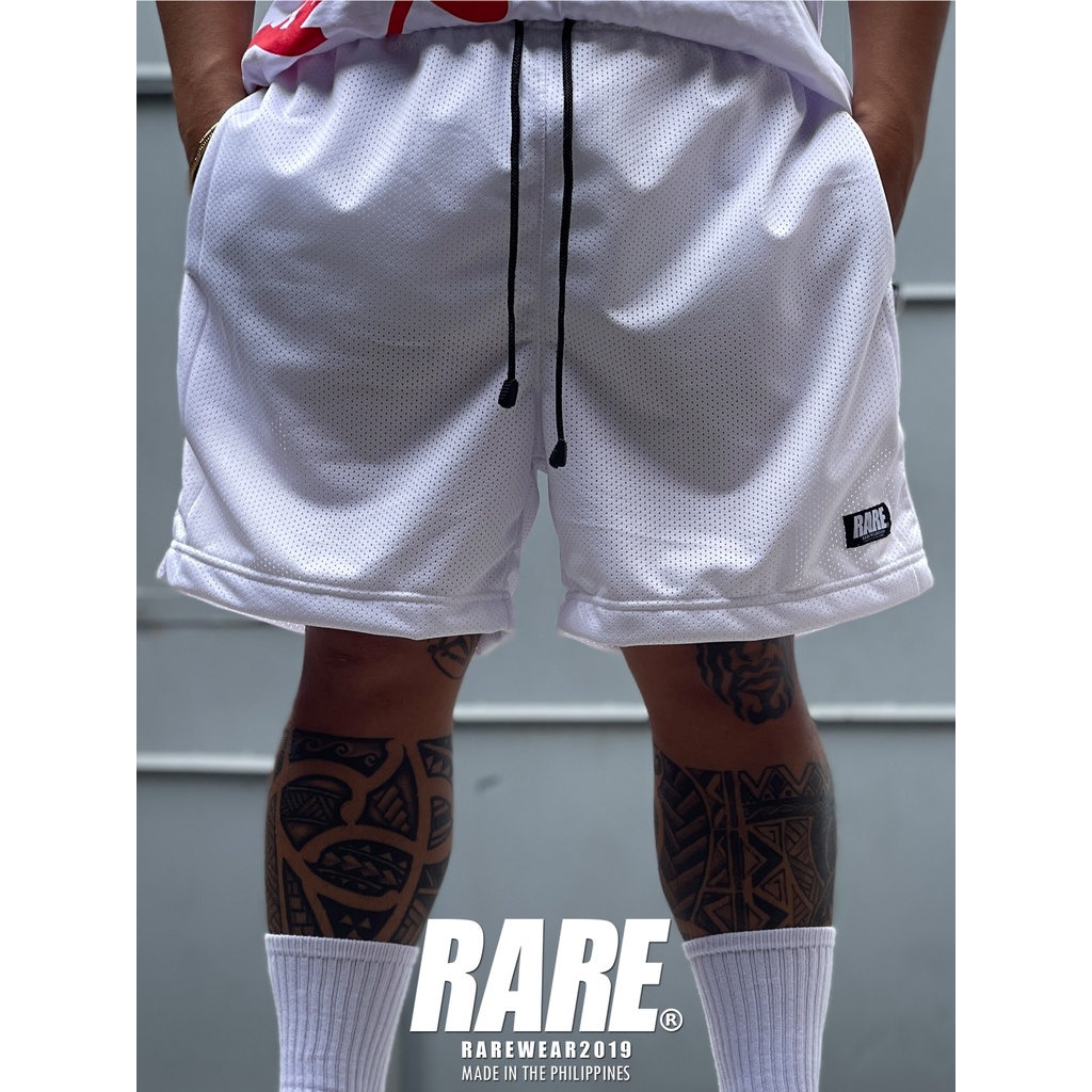 RARE BASIC BALLER SHORT WHITE | Shopee Philippines