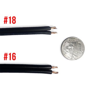 Extension Wire #16 #18 (Sold Per Meter) Flat Cord AWG Flatcord ...