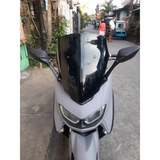 NMAX V2 VISOR Side MIRROR BRACKET SET w CLEAR SMOKE WINDSHIELD | Shopee ...