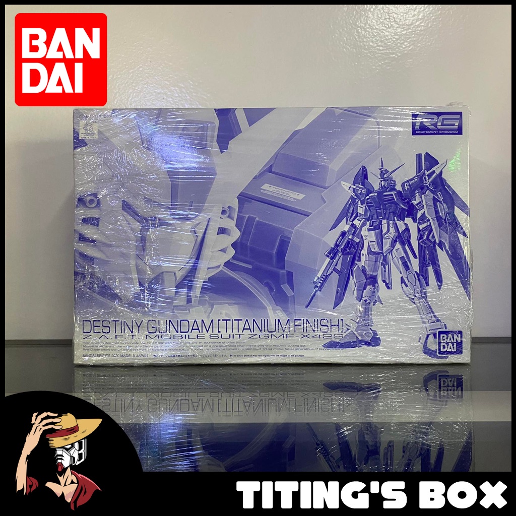 P-Bandai 1/144 RG Destiny Gundam Titanium Finish | Shopee Philippines