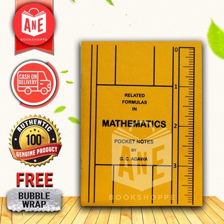 AUTHENTIC RELATED FORMULAS IN MATHEMATICS (pocket) by Agawa | Shopee ...
