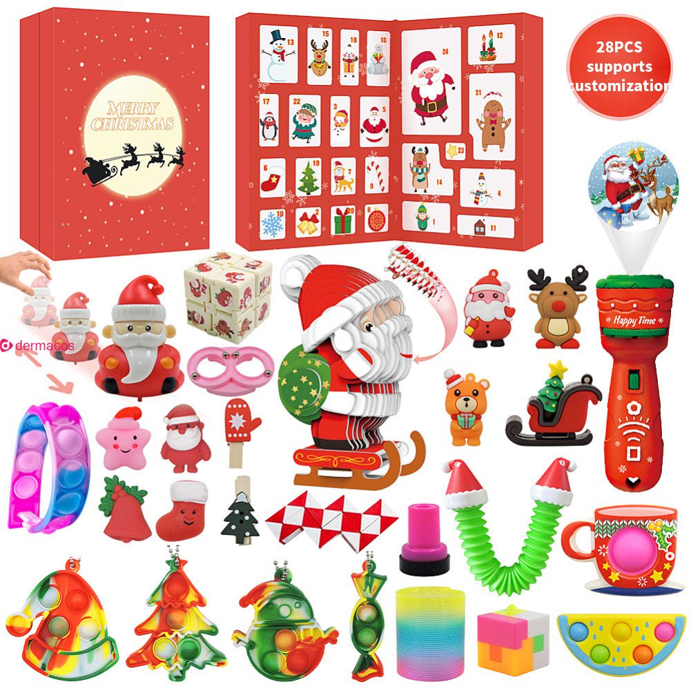 Random Toys Mystery Gifts Pack Surprise Box 24 Different Fidget Set ...