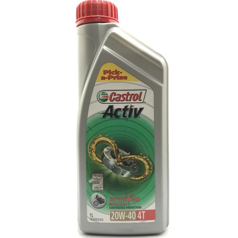Castrol Activ 20W-40 4T 1 Liter | Shopee Philippines