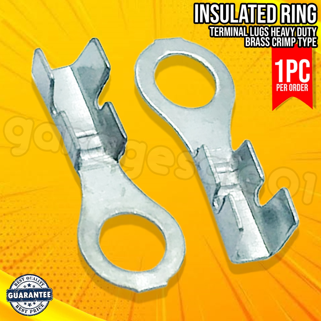 Insulated Ring Type Terminal Brass Crimp ( Per Piece ) | Shopee Philippines