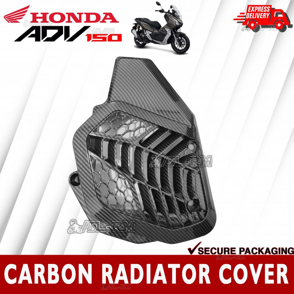 Honda ADV 150 Carbon Radiator Cover Plug and play | Shopee Philippines
