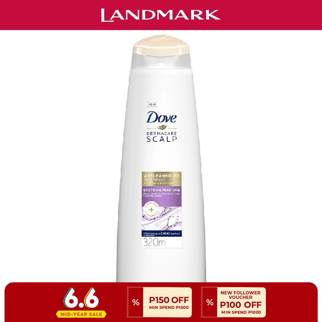Dove Dermacare Anti-Dandruff Scalp Soothing Moisture Shampoo 320ML ...