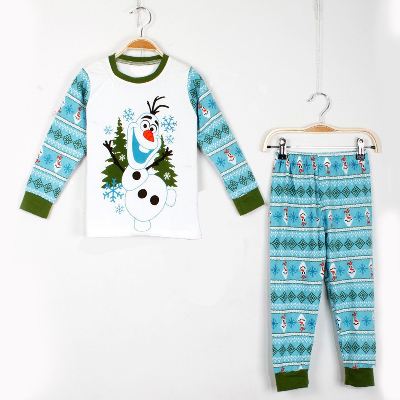 Olaf Baby Clothes Girls Boys Pajamas Kids Pants Sleepwear | Shopee ...