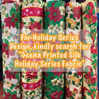 Printed Geena Silk Assorted Designs 60" width | Shopee Philippines