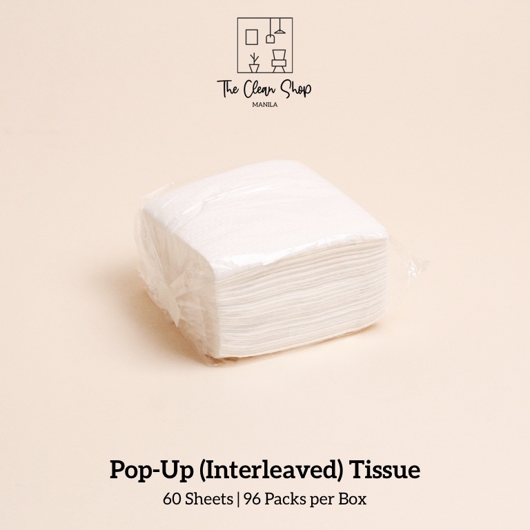 The Clean Shop MNL Pop-up Tissue Paper [2-Ply Virgin Pulp] [Pull-ups ...