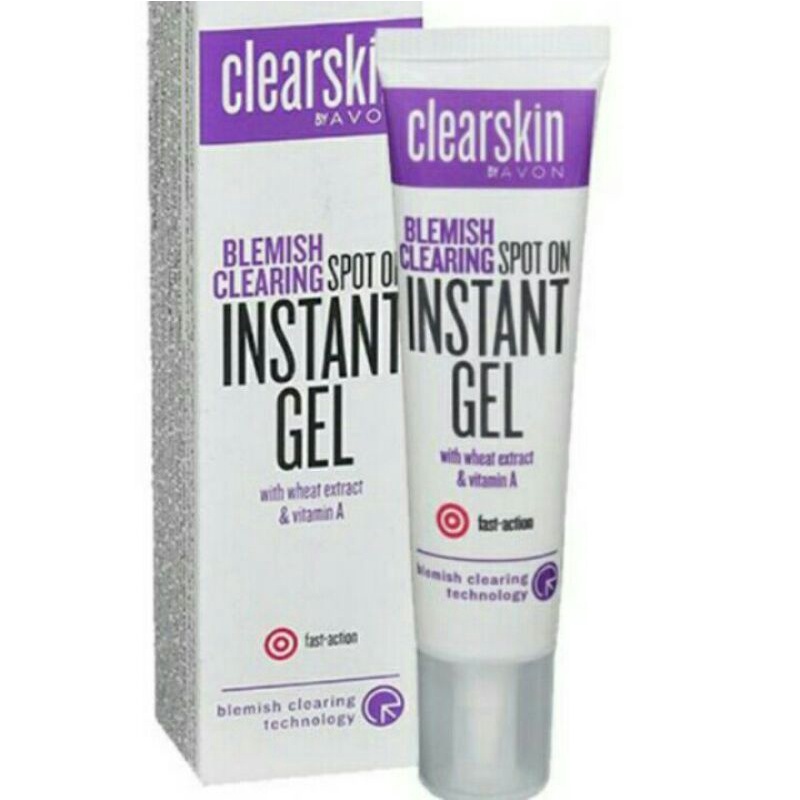 Avon Clearskin Blemish Clearing Instant Gel 15g | Shopee Philippines