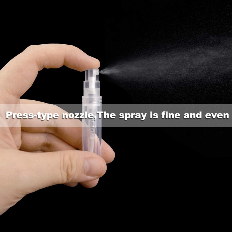 50 Piece Disposable Clear Plastic Spray Bottle Portable Fragrance Spray ...