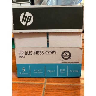 HP Business Copy Paper 70GSM Long Bond Paper (500 sheets) | Shopee ...