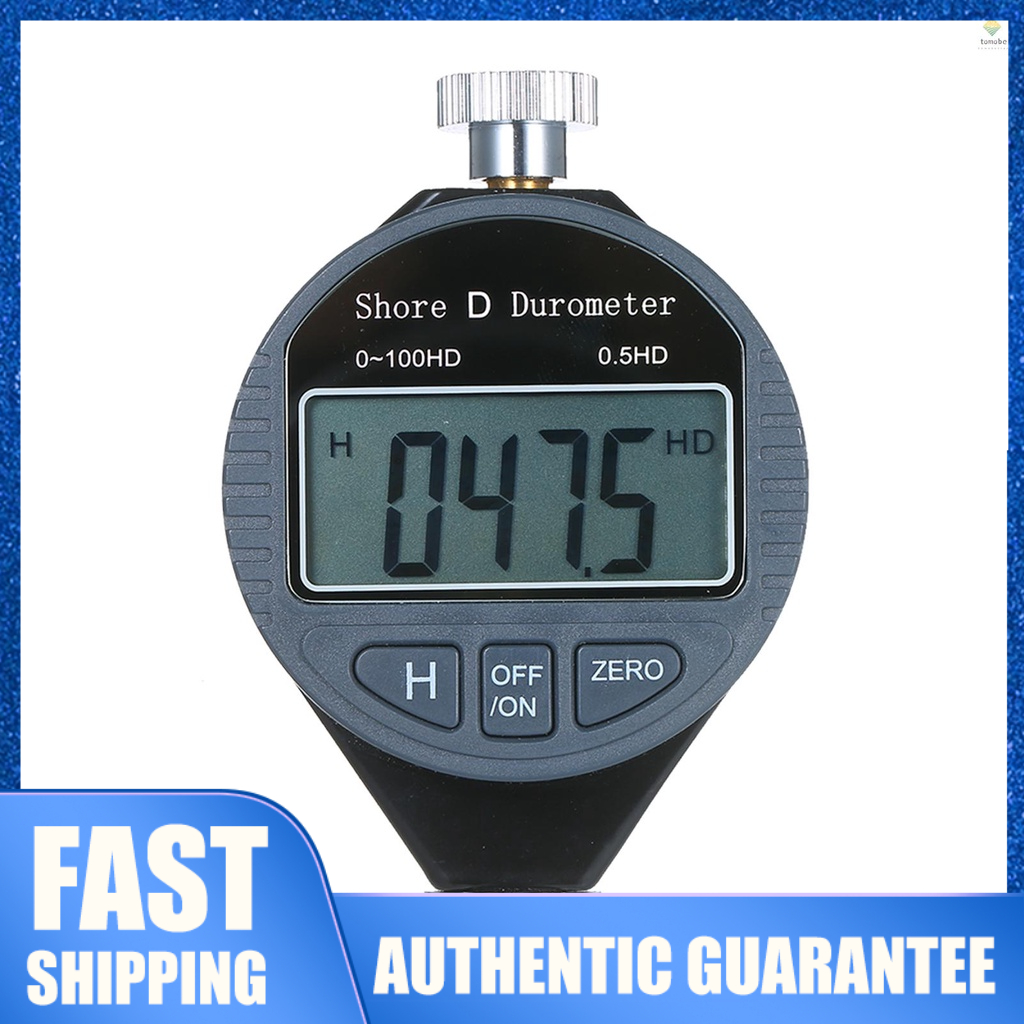 Portable 0-100HD Shore D Hardness Tester Meter Digital Durometer Scale ...