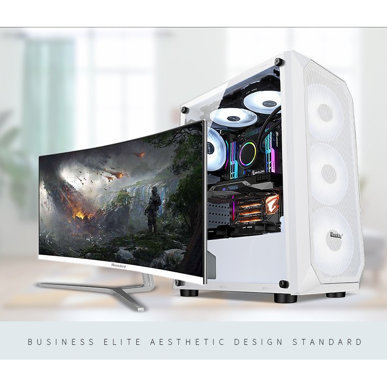 Inplay Meteor 03 ATX Casing PC case computer gaming rgb case | BeeCost