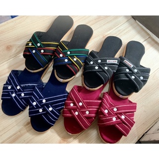 Alpombra Slippers For Men Black Sole Marikina Made | Shopee Philippines