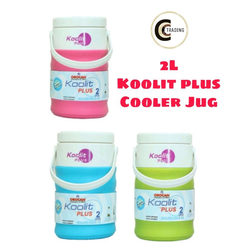Orocan Koolit Plus 2L / Coleman Insulated Water Jug with FREE CUPS ...