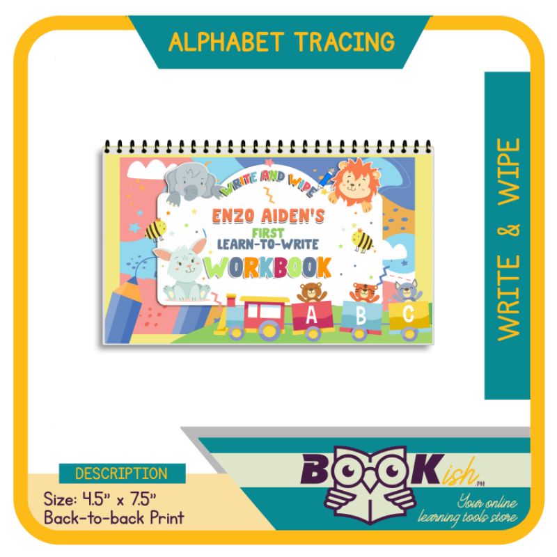 [COD] Write and Wipe Alphabet | ABC Workbook | Shopee Philippines