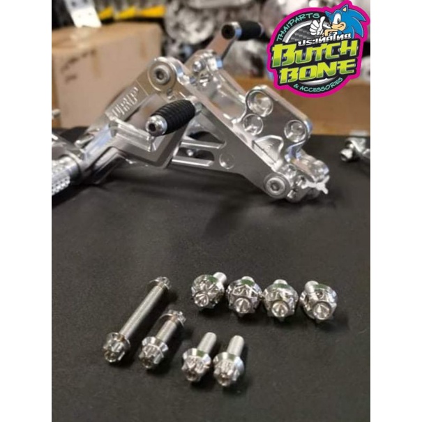 JRP SINGLE SHIFTER BOLT RAIDER 150 (GOLD-WHITEGOLD-TITANIUM CNC GEAR ...