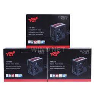 Power Supply YGT TOP ONE 750 Watts KY-750ATX Plus-II Gaming | Shopee ...