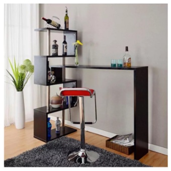 New Rotating 360 Bar Table Mini Bar Rotating Counter Bar | Shopee ...