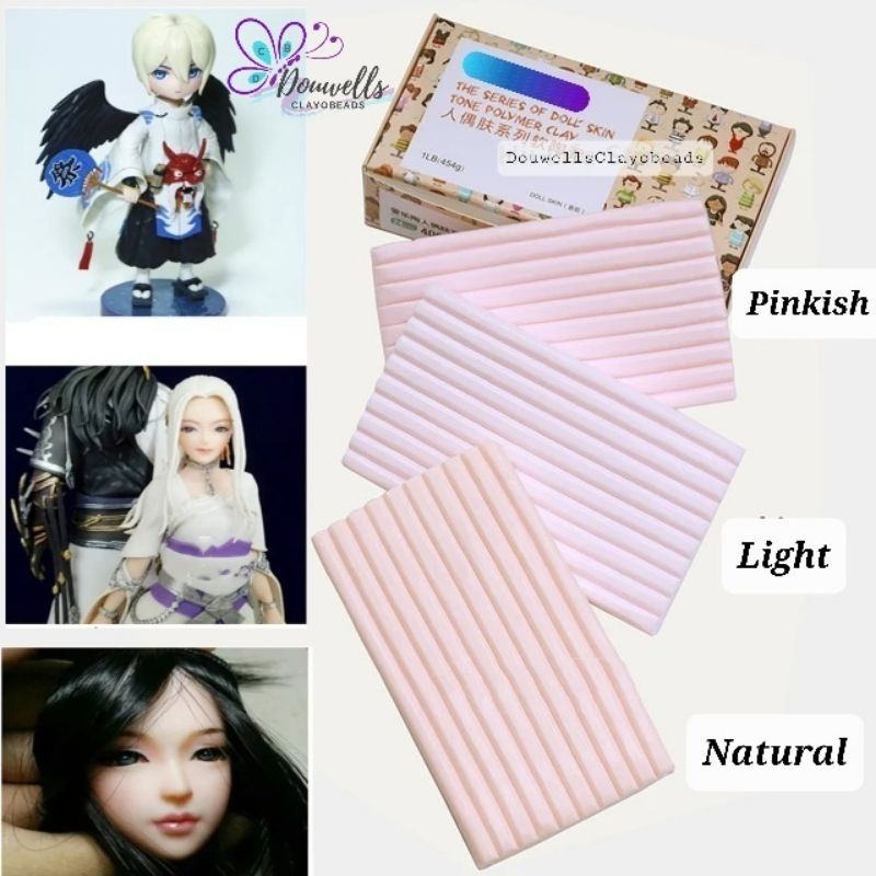 DOLL SKIN TONE POLYMER CLAY Oven Bake Clay Diy Handicrafts Sculpting ...