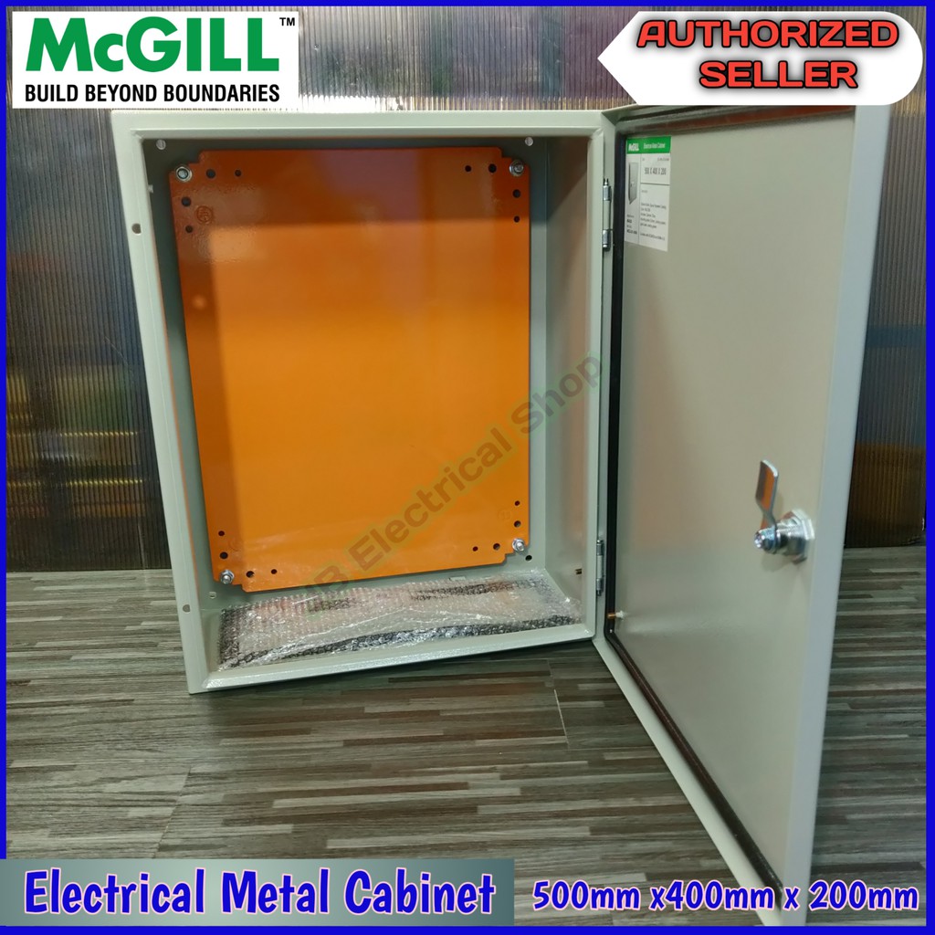 Mcgill Electrical Metal Cabinet 500mm x 400mm x 200mm | Shopee Philippines