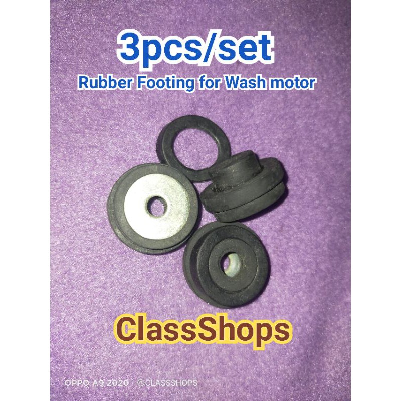 Rubber Footing Oval/Circle 3pcs/set For Wash Motor Washing Machine ...