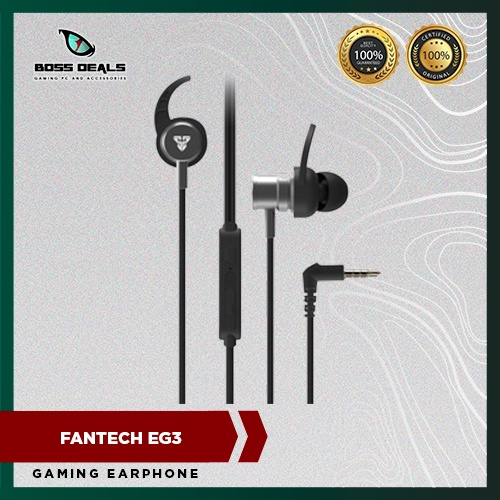 FANTECH EG3 EARPHONES WITH MICROPHONE | Shopee Philippines