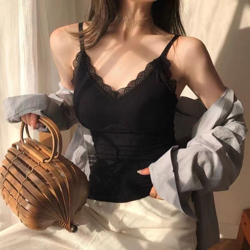 COD# Women Sando Padded Cotton Bra with Lace | Shopee Philippines