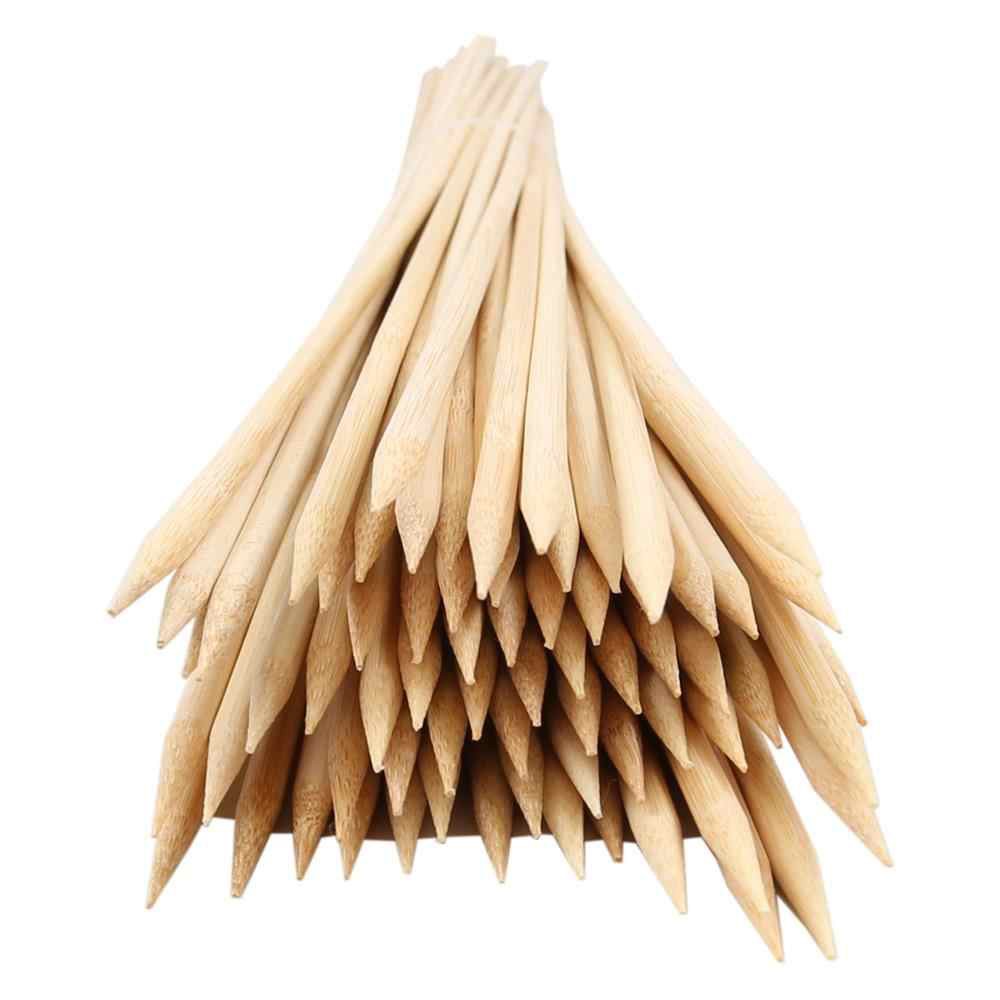 BAMBOO BBQ STICK 5mm (thick) x 250mm (length) 10 inches | Shopee ...