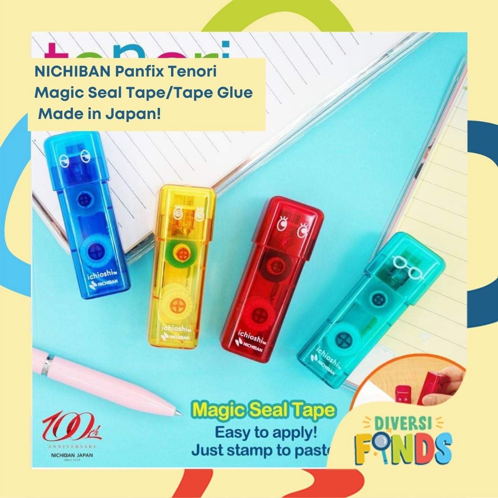 Nichiban Panfix Tenori Magic Seal Tape - Tape Glue / Tape Stamp 6mm ...
