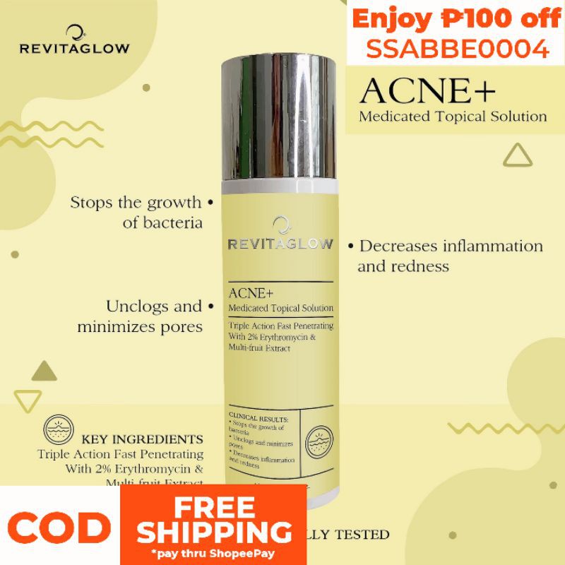 Revitaglow Acne+ Medicated Topical Solution | Shopee Philippines