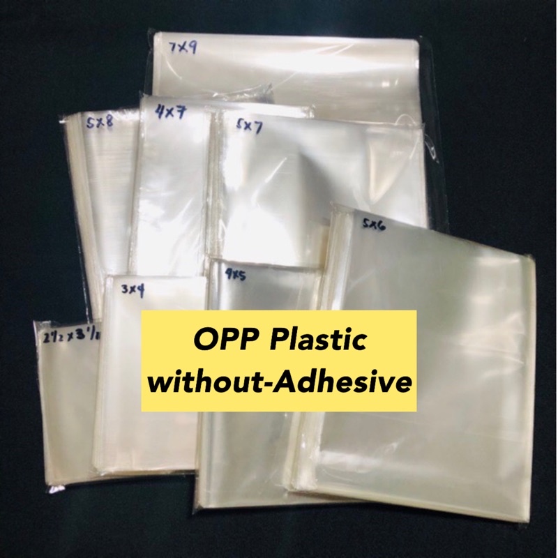Non Adhesive OPP Pouch Plastic Without Seal Clear for Souvenir Packaging Wrapper | Shopee ...