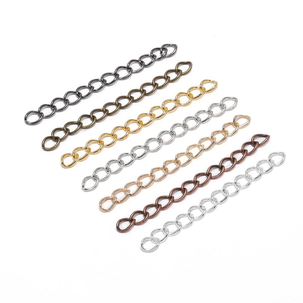 50pcs Extended Chains Tail For DIY Jewelry Findings | Shopee Philippines