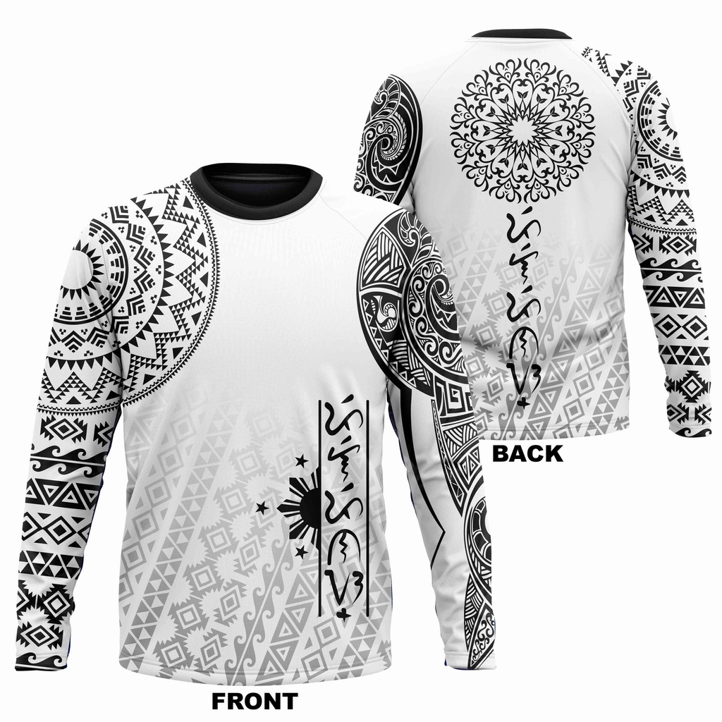 Long Sleeve Full Sublimation Pilipinas Tribal Design | Shopee Philippines