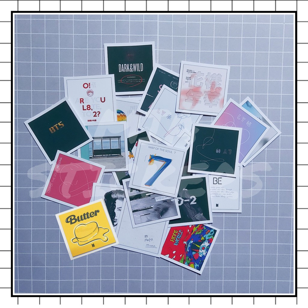 BTS Sticker Album / Solo Cover (BTS Discography) Updated 2022 | Shopee Philippines