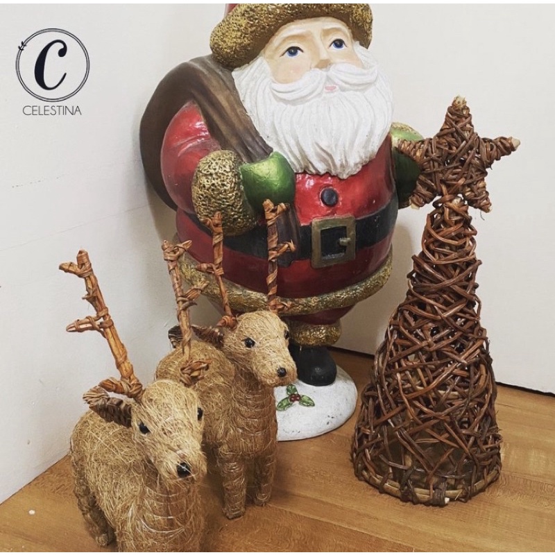 Rattan Christmas Tree / Native Christmas Tree as Tabletop Decor ...